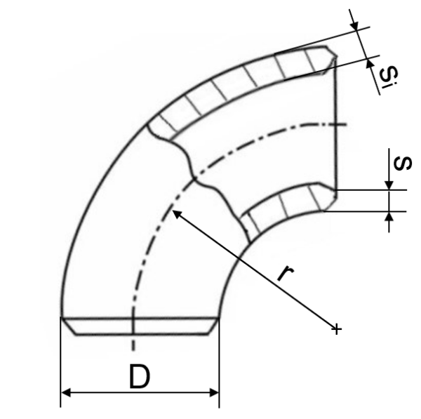 Rohrbogen 90°, 3D – ESVT Edelstahl- und Stahl-Verbindungstechnik GmbH ...